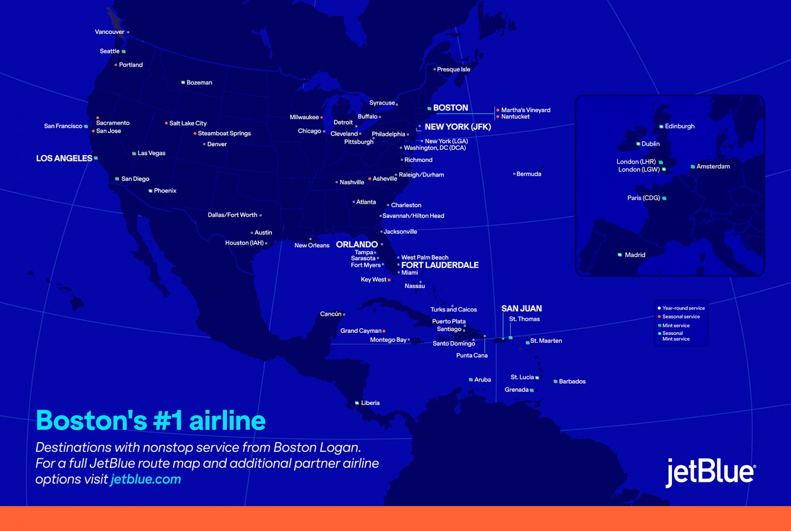 Route map – JetBlue Agent World